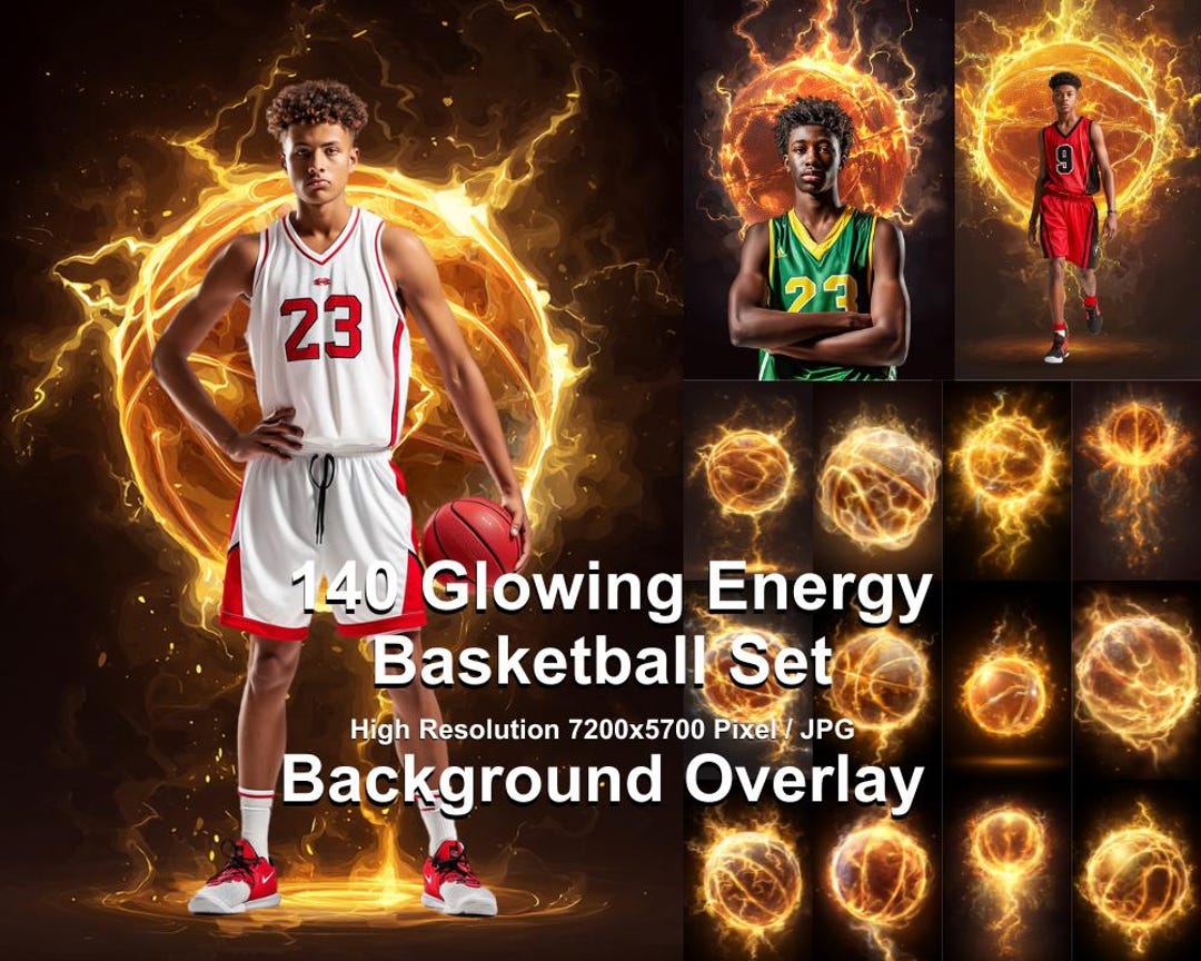 140 Basketball Glow Energy-themed Images for Sports Photo Backgrounds ...