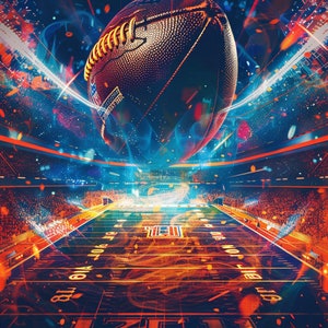 American Football Motion Backgrounds: 100 Photoshop Overlays (digital ...
