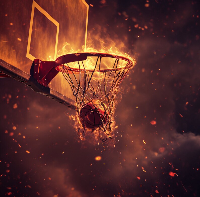 Basketball Photo Backgrounds: Sports Photography Overlays (digital ...