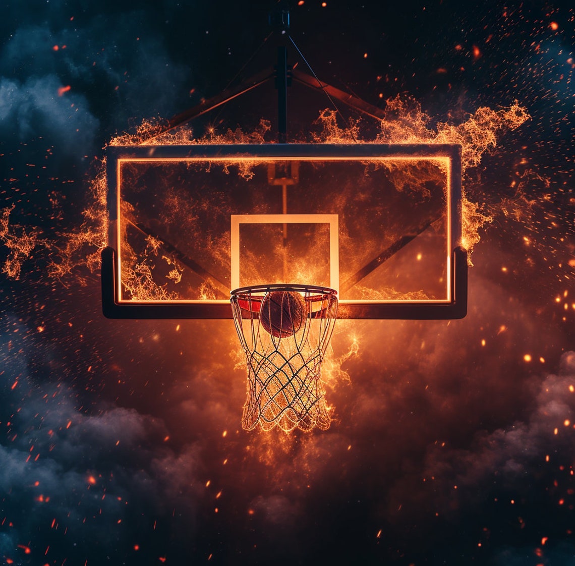 Collection of 20 Basketball-themed Images for Sports Photo Backgrounds ...