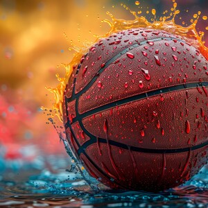 Sports Backgrounds | 100 Basketball Color Splash Themed Images for ...