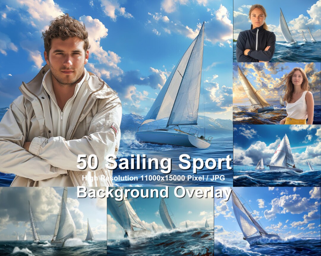 50 Sailing Sport Themed Images for Sports Photo Backgrounds, Featuring ...