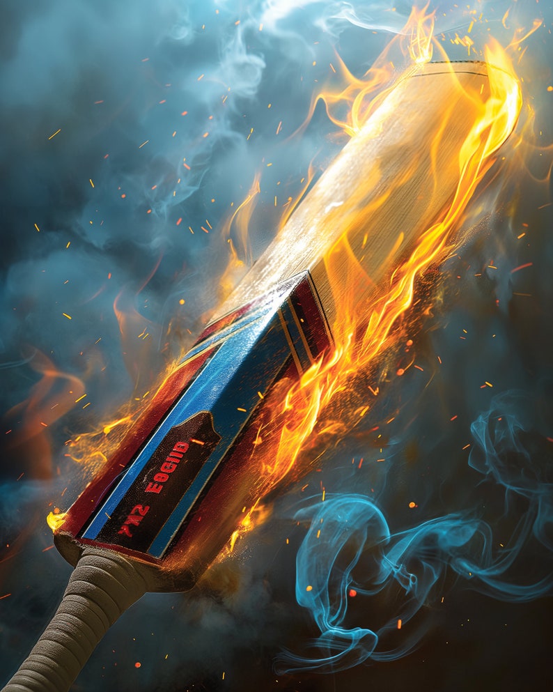 50 Cricket Fire-themed Images for Sports Photo Backgrounds, Featuring ...
