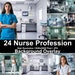 Nursing Station Photo Backgrounds: Medical Photoshop Overlays (digital ...