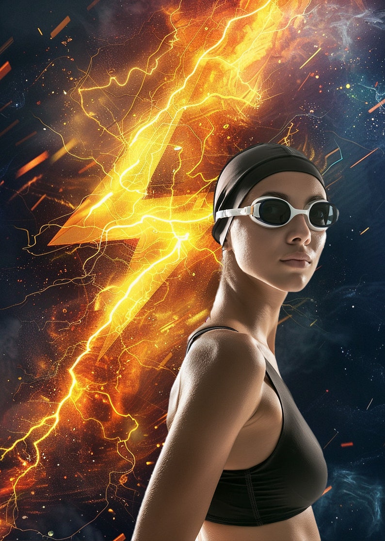 Thunderbolt Spark Sports Backgrounds: 100 Photoshop Overlays (digital ...