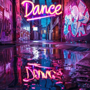 80 Dance Neon Light Images for Sports Photo Backgrounds | Digital ...