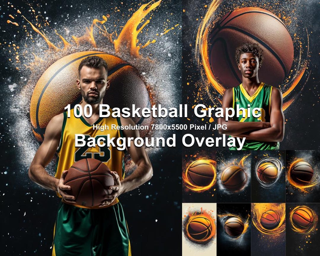 Basketball Photo Backgrounds: 100 Graphic Images (digital Download) - Etsy