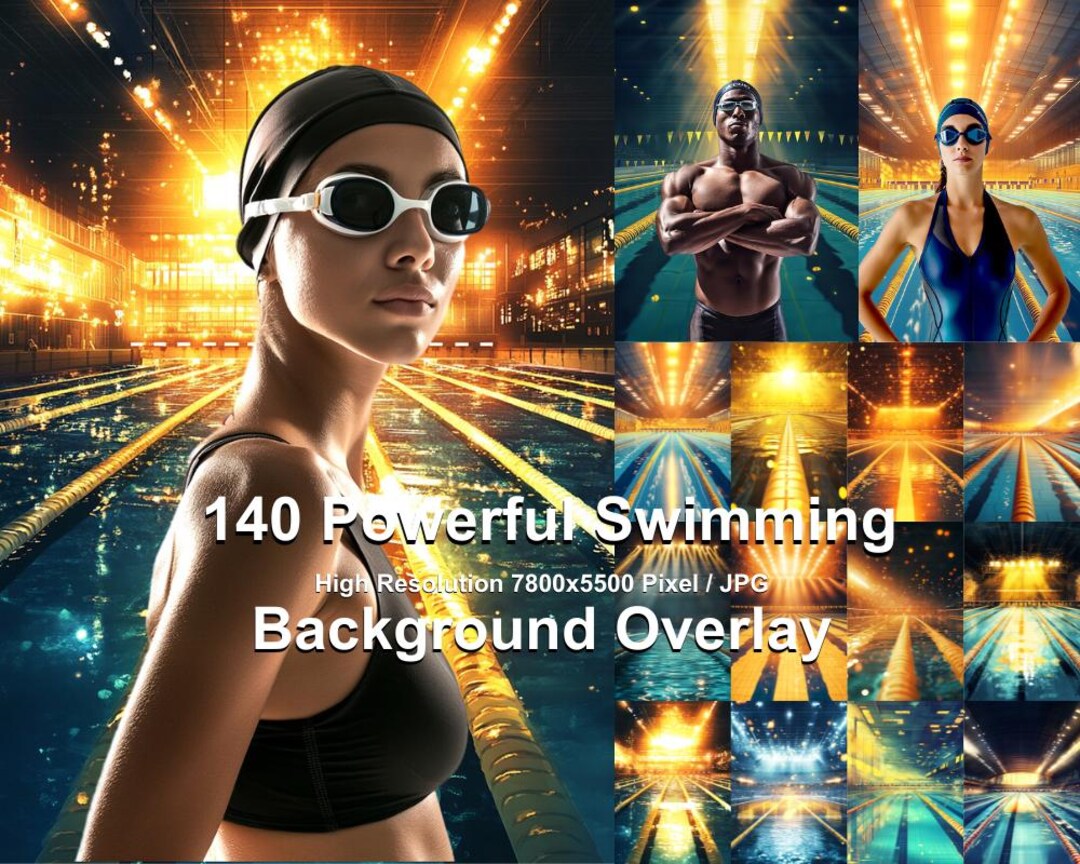 140 Powerful Swimming Pool-themed Images for Sports Photo Backgrounds ...