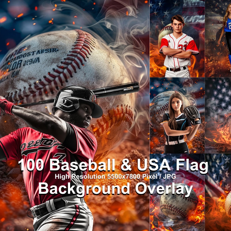 American Flag Teams Background - Etsy