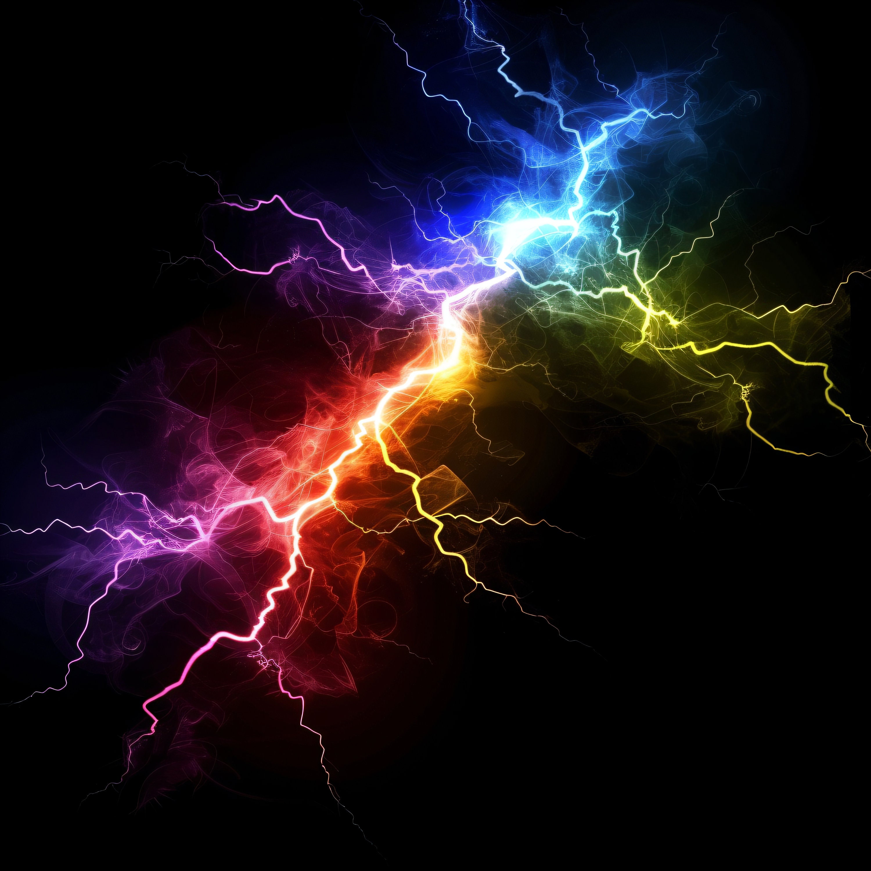 100 Thunderbolts Images for Sports Photo Backgrounds Colorful Sparking ...