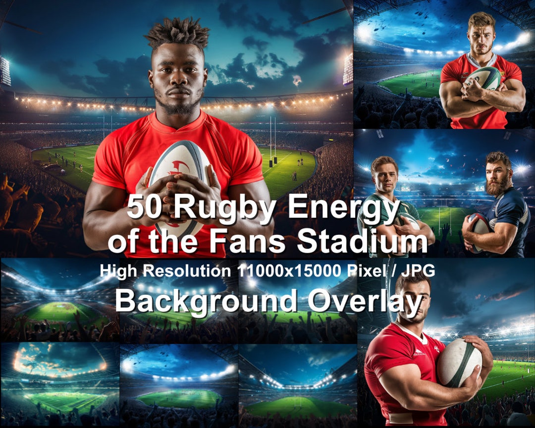 50 Rugby Energy of Fans Stadium-themed Images for Sports Photo ...
