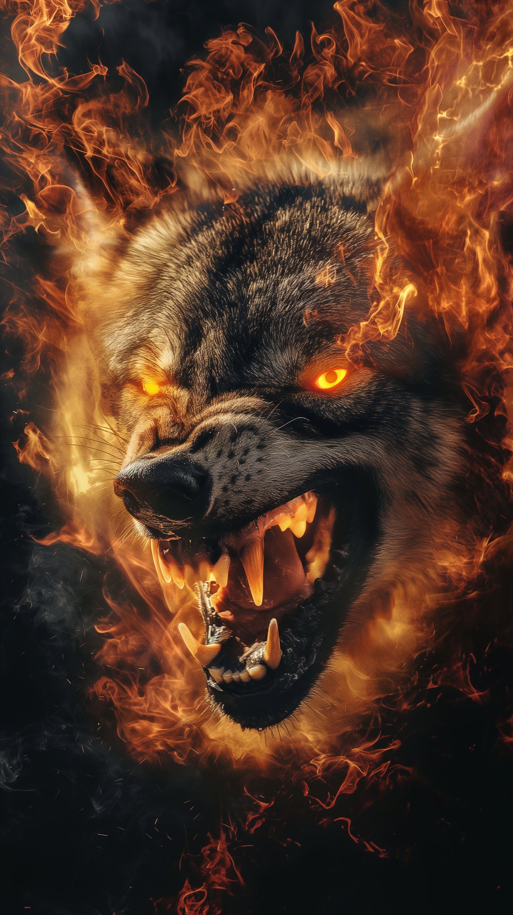 50 Werewolves Fire Themed Images for Sports Photo Backgrounds ...