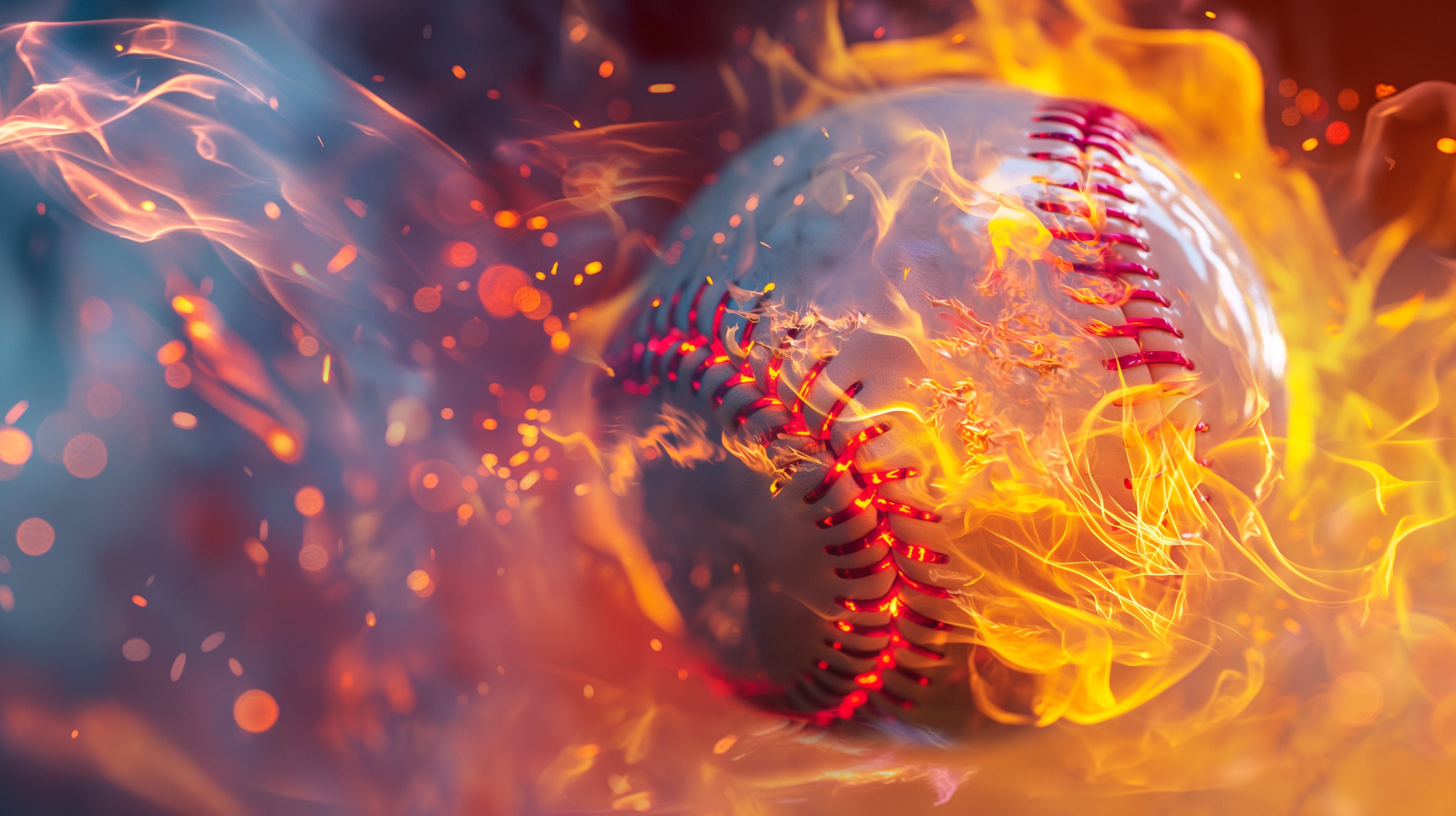 40 Baseball Fire Flying Themed Images for Sports Photo Backgrounds ...