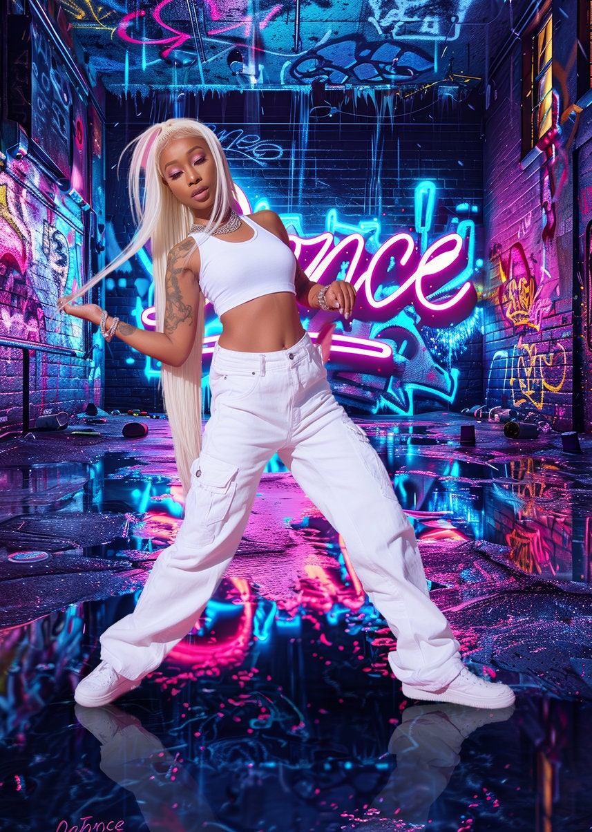 80 Dance Neon Light Images for Sports Photo Backgrounds Digital ...