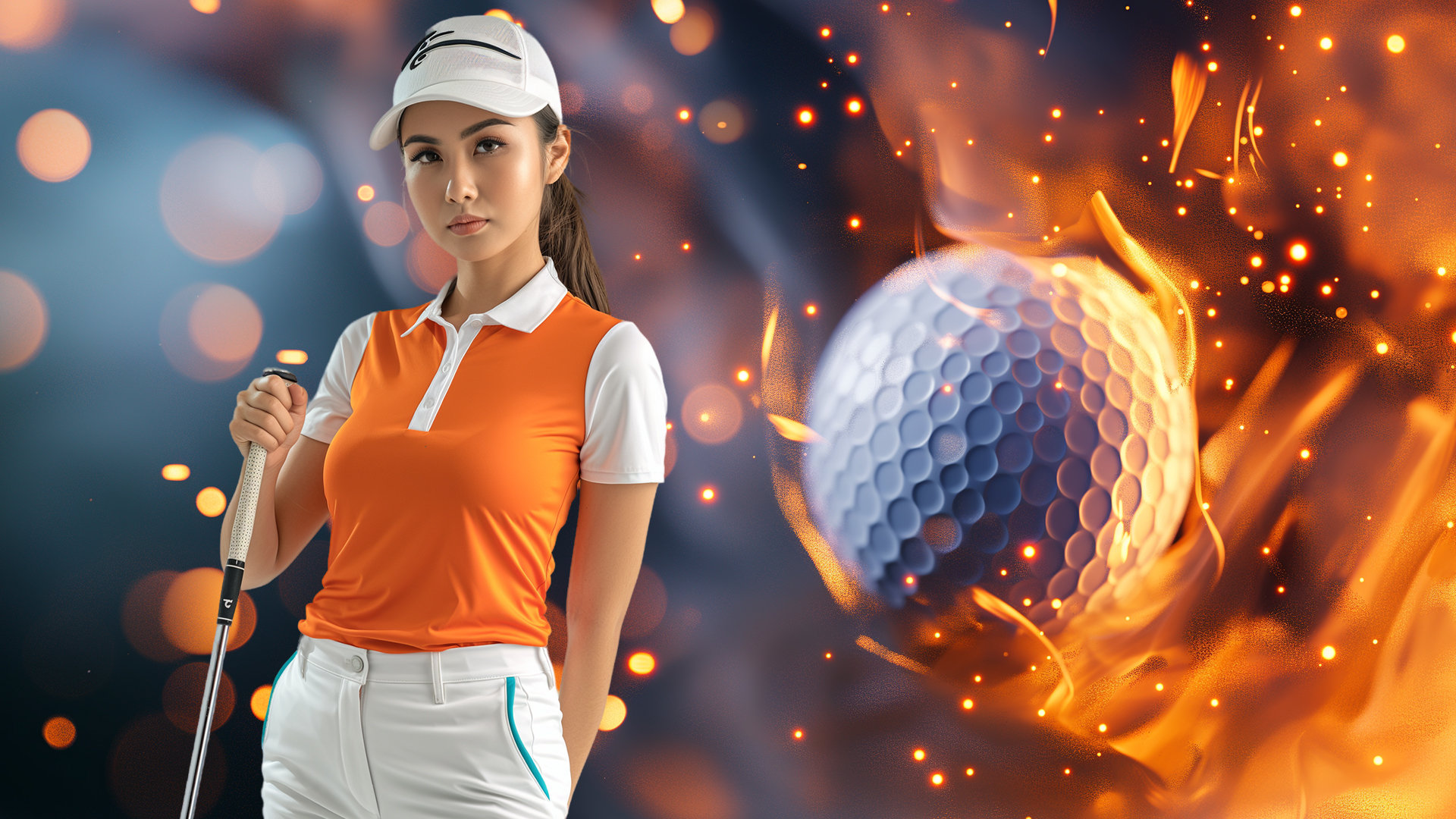 48 Golf Fire & Flight Photo Overlays: Dynamic Sports Backdrops (digital ...