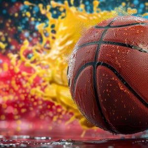 Sports Backgrounds | 100 Basketball Color Splash Themed Images for ...