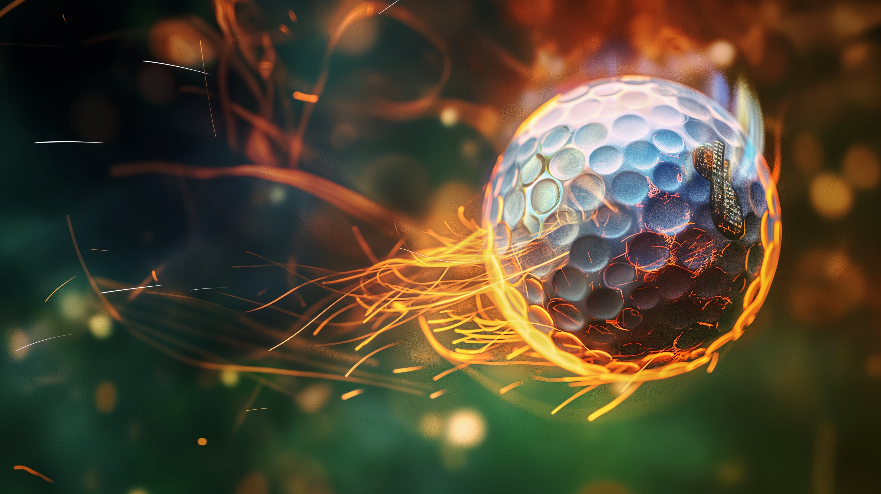 48 Golf Fire & Flight Photo Overlays: Dynamic Sports Backdrops (digital ...