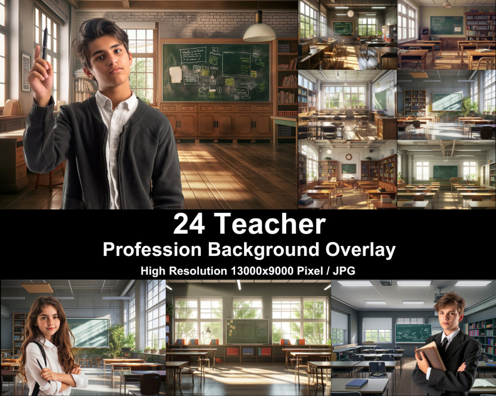 24 Teacher, Classroom, Blackboard, Desks, Books Photo Backgrounds ...
