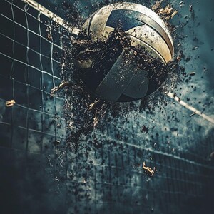 Volleyball Cinematic Photo Backgrounds: Sports Photoshop Overlays ...