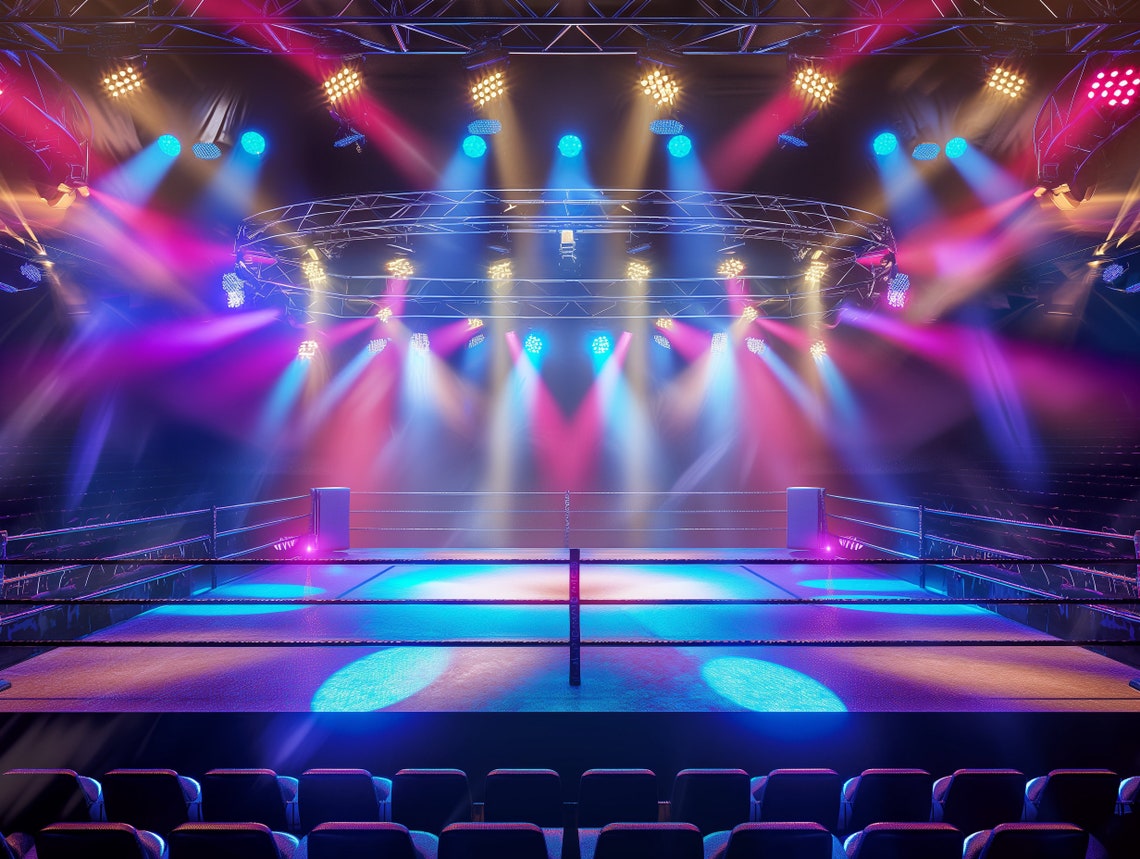 45 Boxing Stadium Lightshow Images for Sports Photo Backgrounds ...