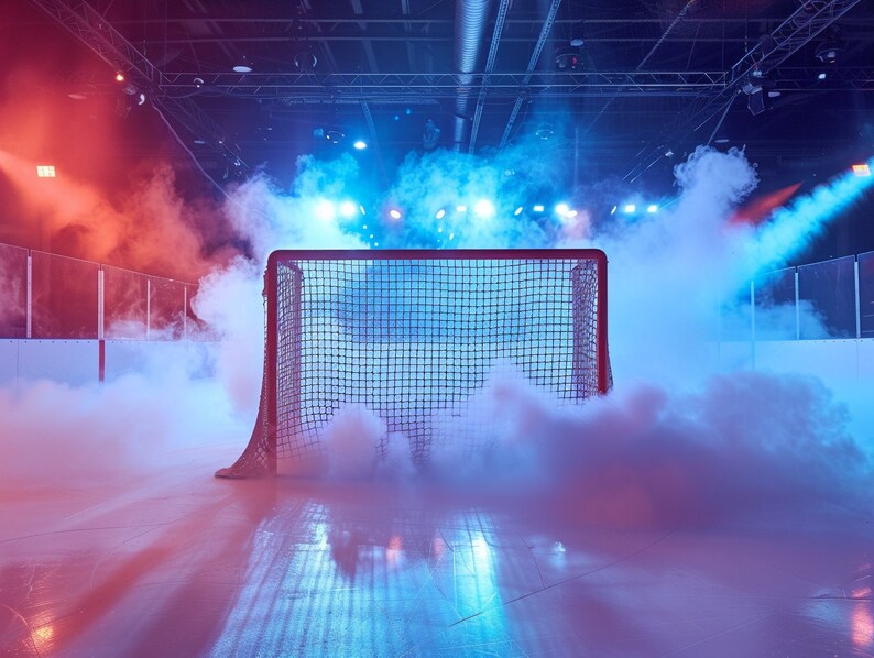 60 Ice Hockey Rink Red Goal Images for Sports Photo Backgrounds ...