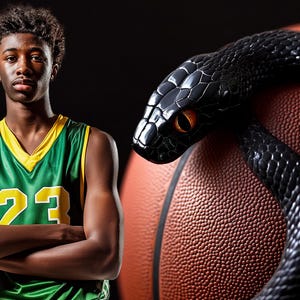 Black Snake Basketball Photo Backgrounds: Sports Digital Backdrops ...