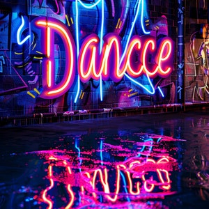 80 Dance Neon Light Images for Sports Photo Backgrounds | Digital ...
