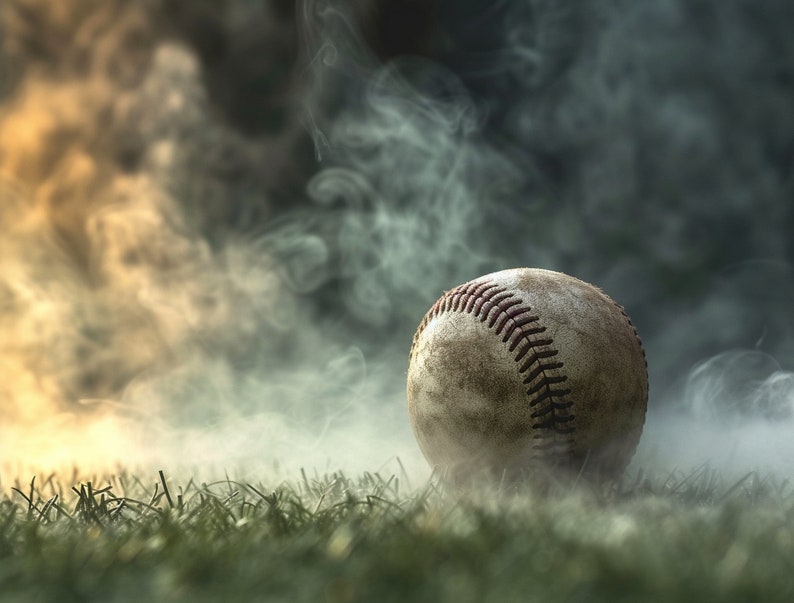 100 Baseball With Smoke-themed Images for Sports Photo Backgrounds ...
