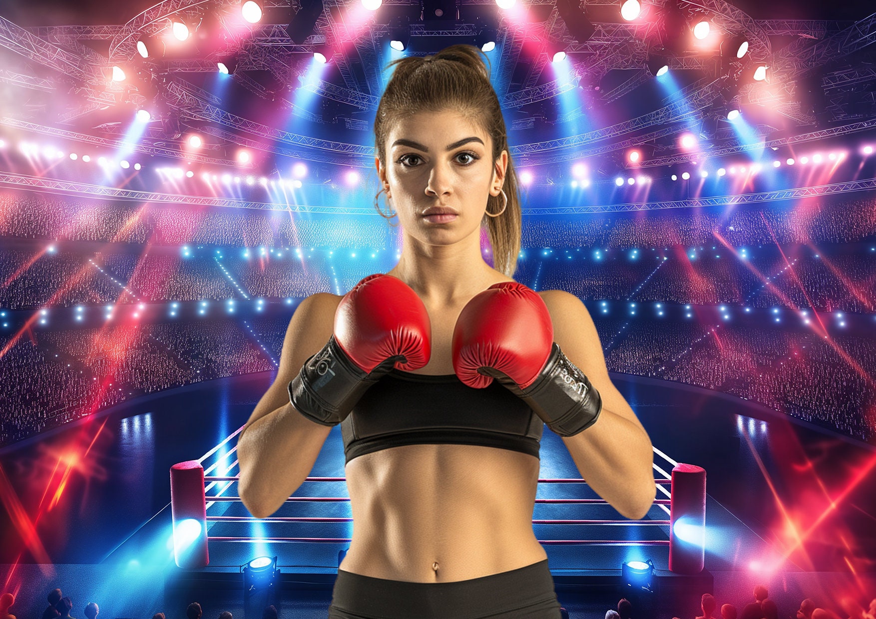 45 Boxing Stadium Lightshow Images for Sports Photo Backgrounds ...