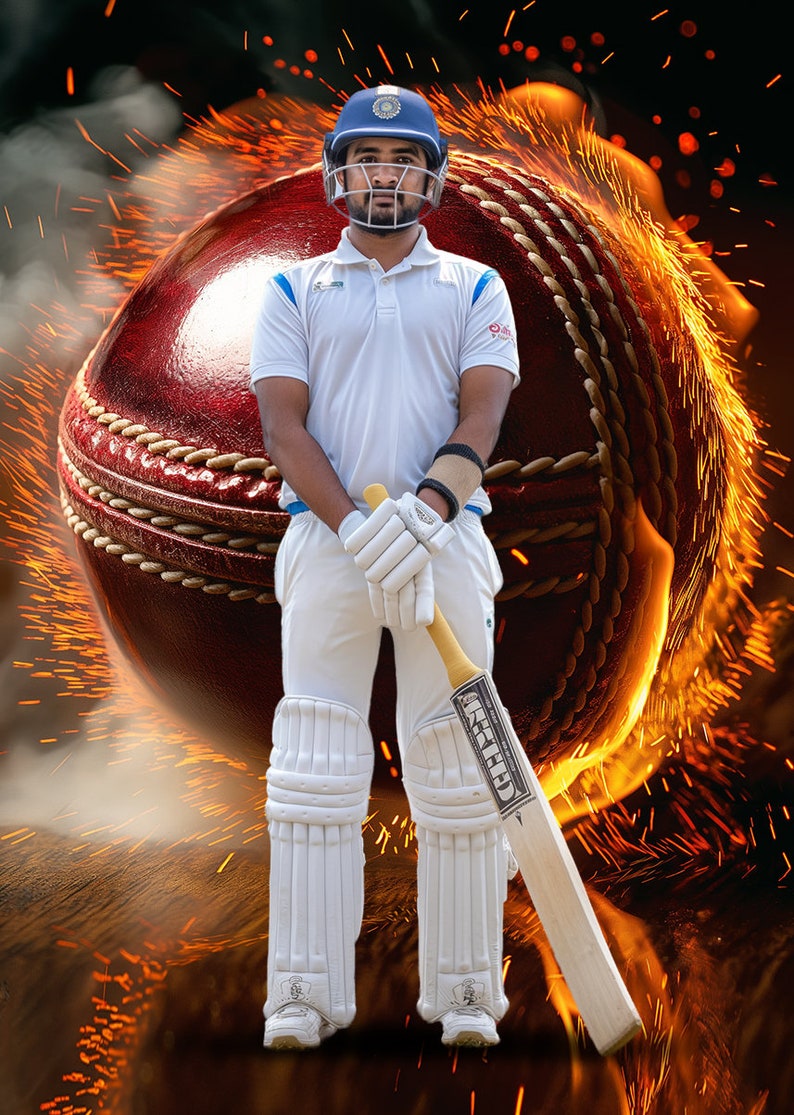 50 Cricket Fire-themed Images for Sports Photo Backgrounds, Featuring ...