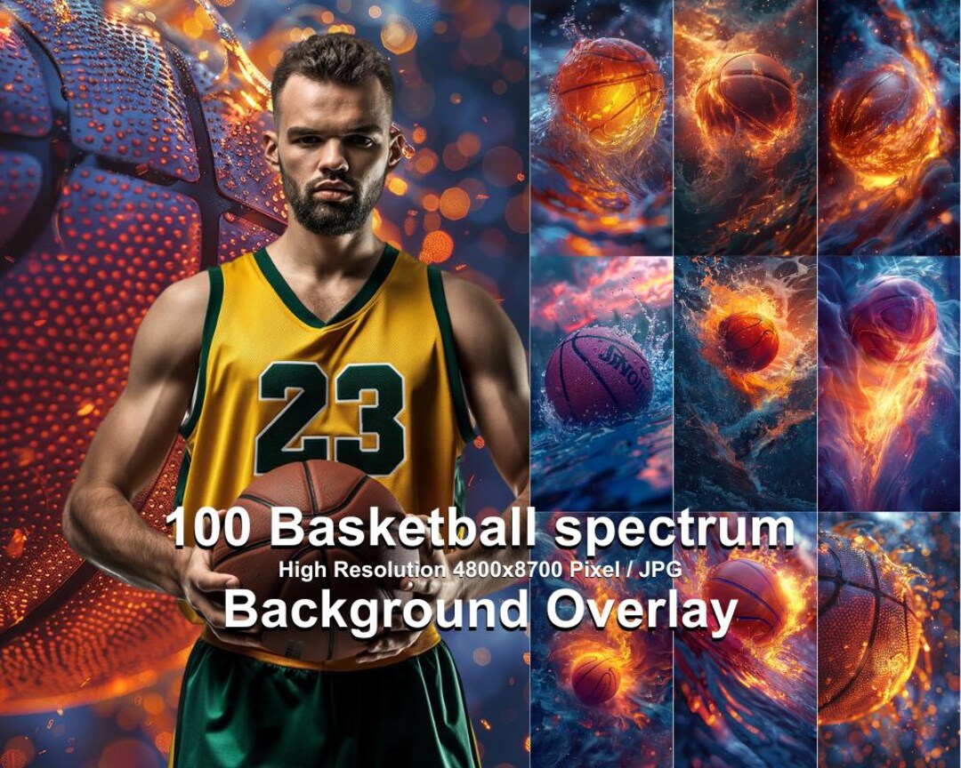 100 Basketball Color Spectrum-themed Images for Sports Photo ...