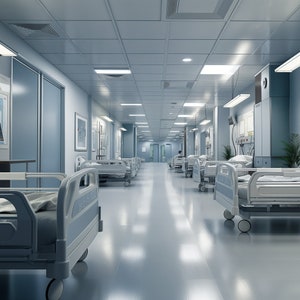 24 Hospital Scene With Medical Equipment Photo Backgrounds | Digital ...