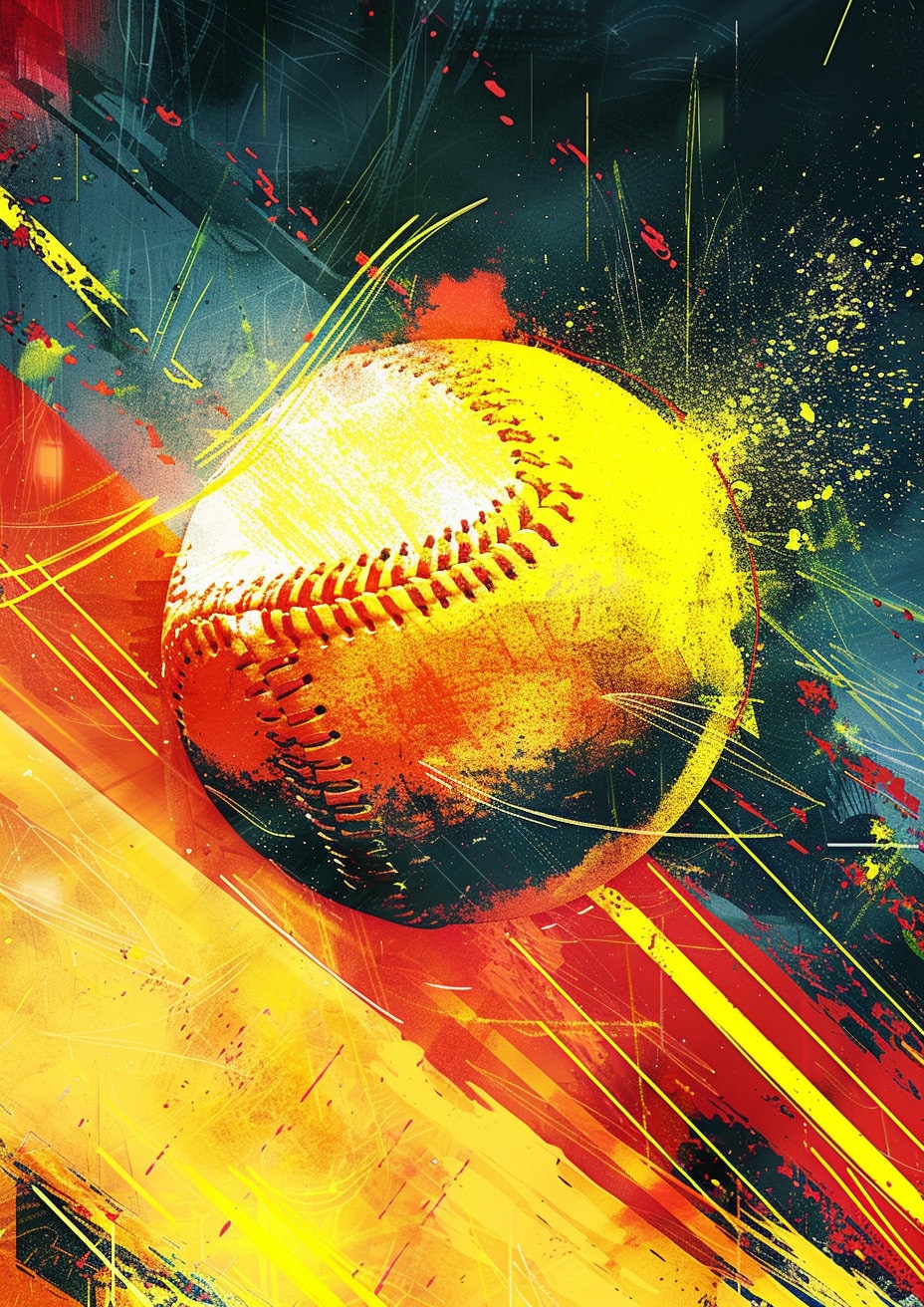 Softball Color Motion Backgrounds: 100 Sports Photo Overlays (digital ...
