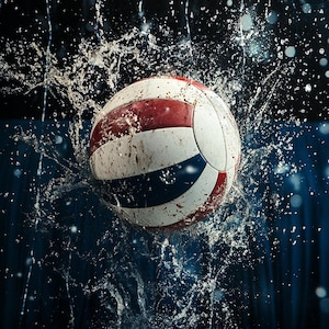 Volleyball Cinematic Photo Backgrounds: Sports Photoshop Overlays ...