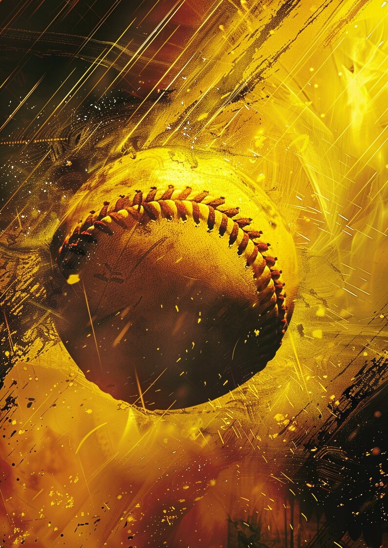 Softball Color Motion Backgrounds: 100 Sports Photo Overlays (digital ...