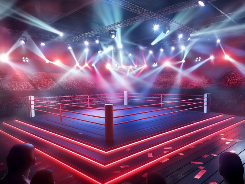 45 Boxing Stadium Lightshow Images for Sports Photo Backgrounds ...