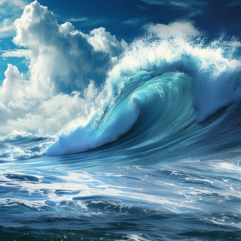 100 Big Sea Wave Ocean Waves Images for Sports Photo Backgrounds, Featuring Digital Backdrops ...