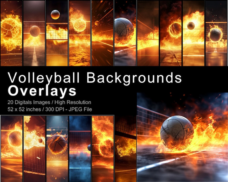 Collection of 20 Volleyball Backdrop for Sports Photo Backgrounds ...