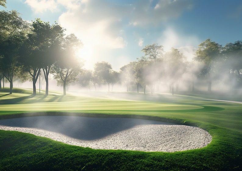 45 Sand Trap Golf Field Themed Images for Sports Photo Backgrounds ...