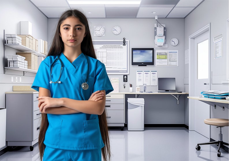 Nursing Station Photo Backgrounds: Medical Photoshop Overlays (digital ...