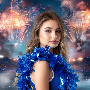 100 Firework Backdrop, Cheerleader Digital Backdrop, Dance Digital ...