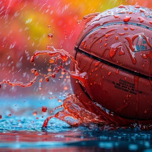 Sports Backgrounds | 100 Basketball Color Splash Themed Images for ...