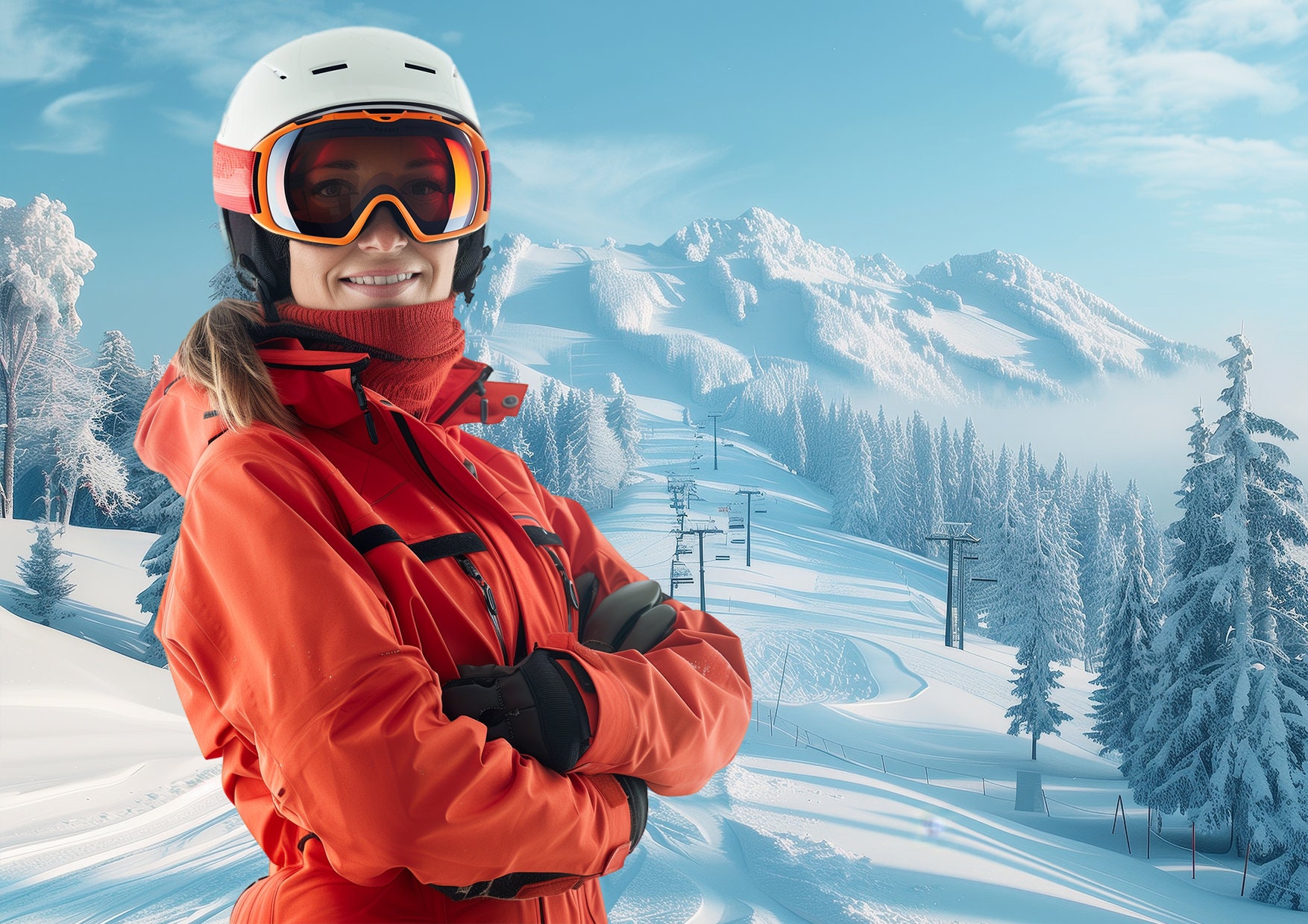 45 Ski Mountain Themed Images for Sports Photo Backgrounds, Featuring ...