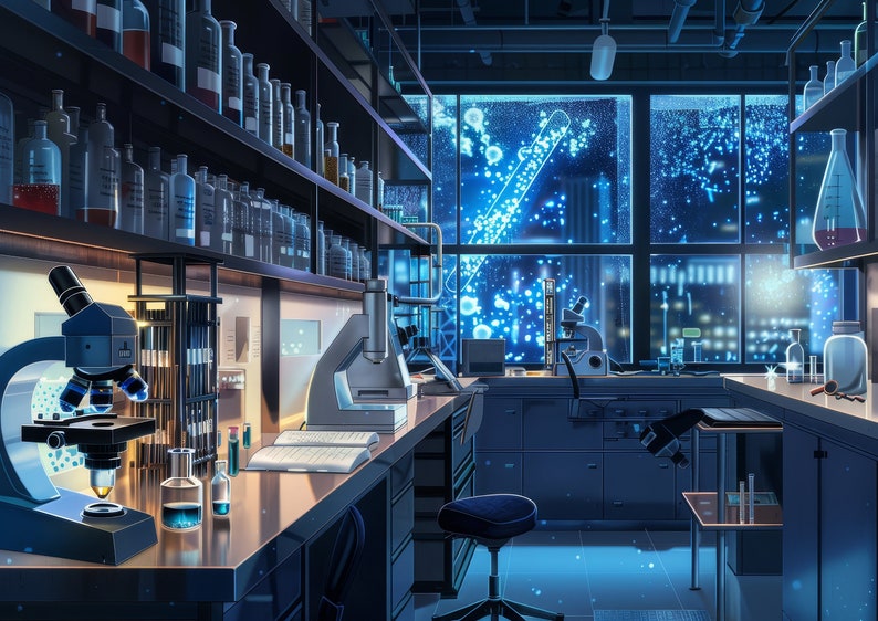 24 Scientist Laboratory Photo Backgrounds Digital Backdrops for ...