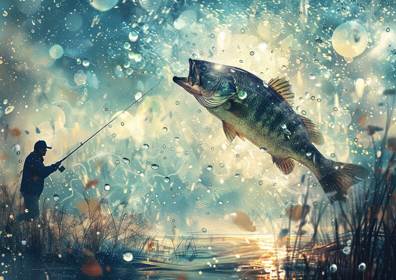 Fishing Sport Photo Overlays: 20 Digital Backdrops (7800x5500 Px) - Etsy