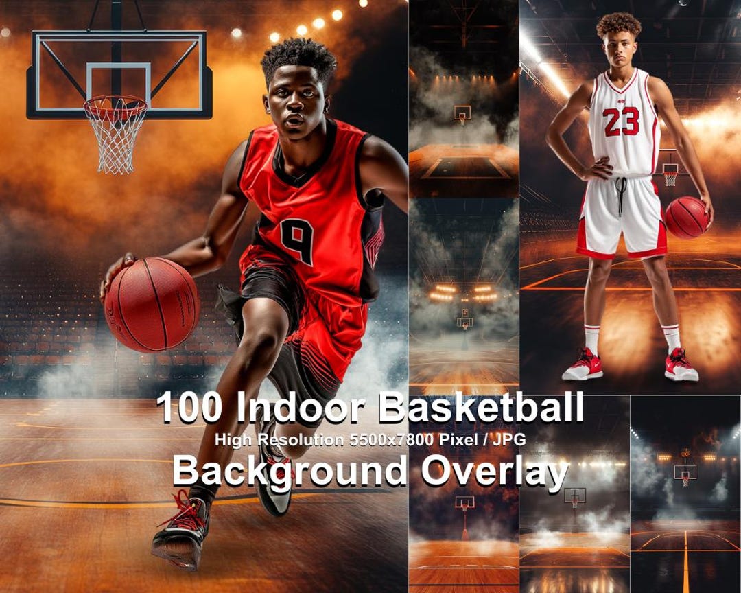 Basketball Stadium Photo Backgrounds: 100 Photoshop Digital Backdrops ...