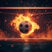 100 Soccer Fire-themed Images for Sports Photo Backgrounds | Digital ...