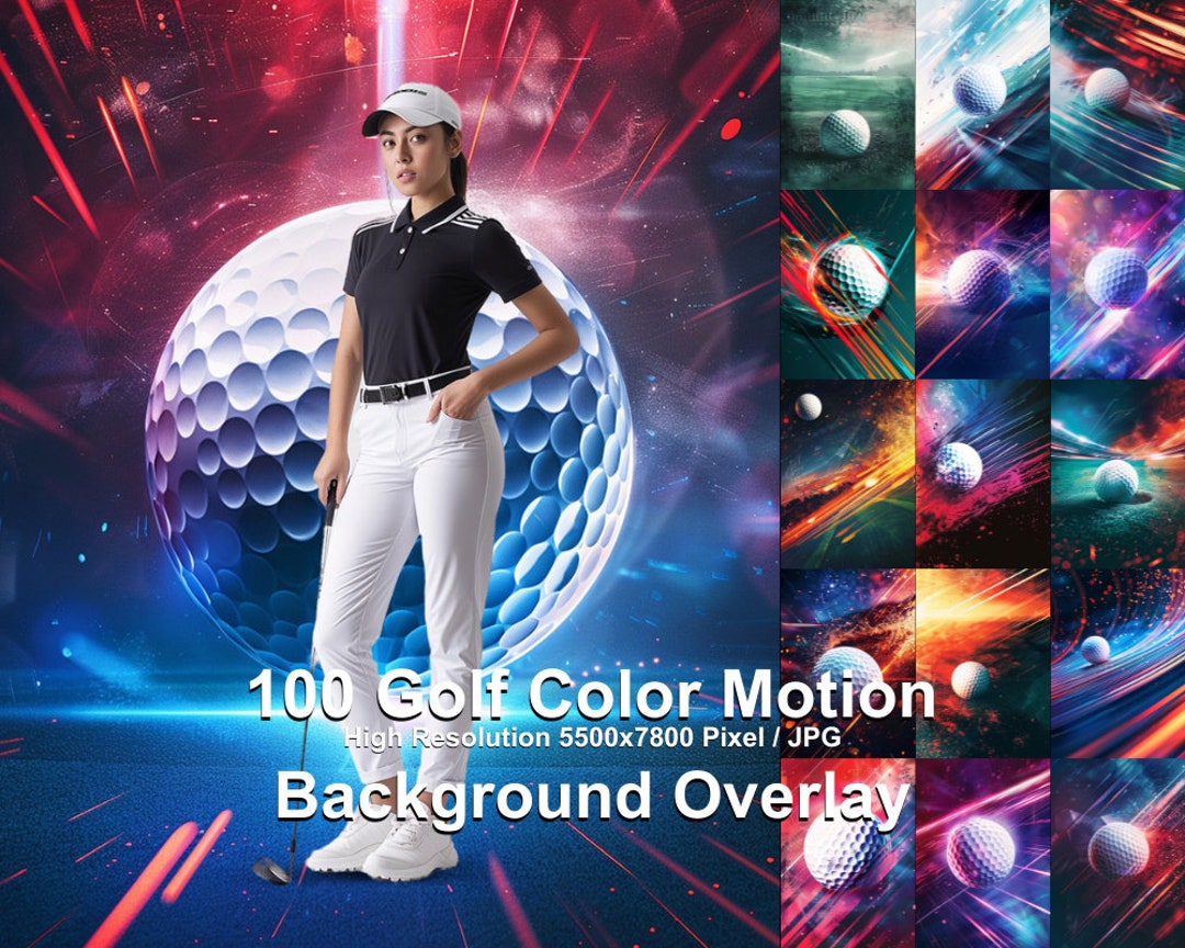 100 Golf Color Motion-themed Images for Sports Photo Backgrounds ...