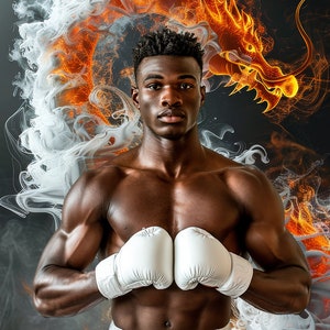 35 MMA Fire Dragon Themed Images for Sports Photo Backgrounds ...