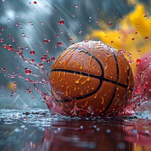 Sports Backgrounds | 100 Basketball Color Splash Themed Images for ...